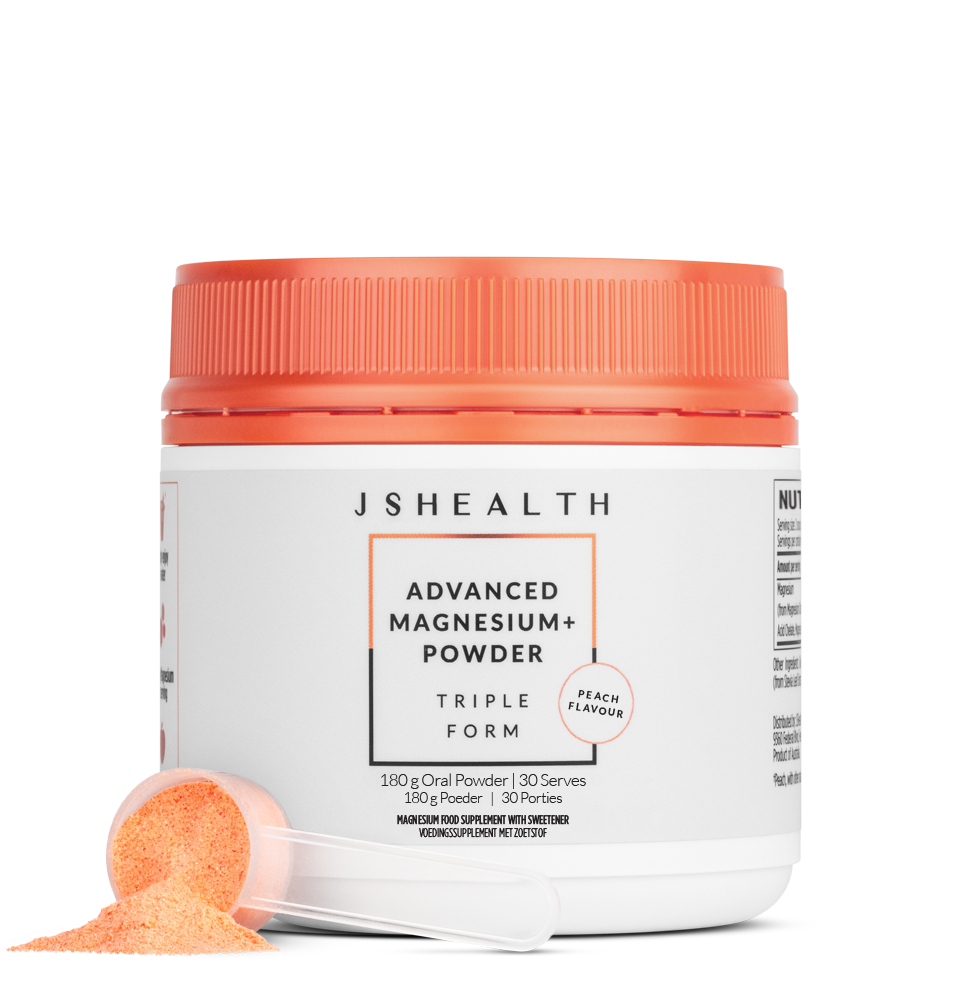 Advanced Magnesium+ Powder - Peach – JSHealth Vitamins EU